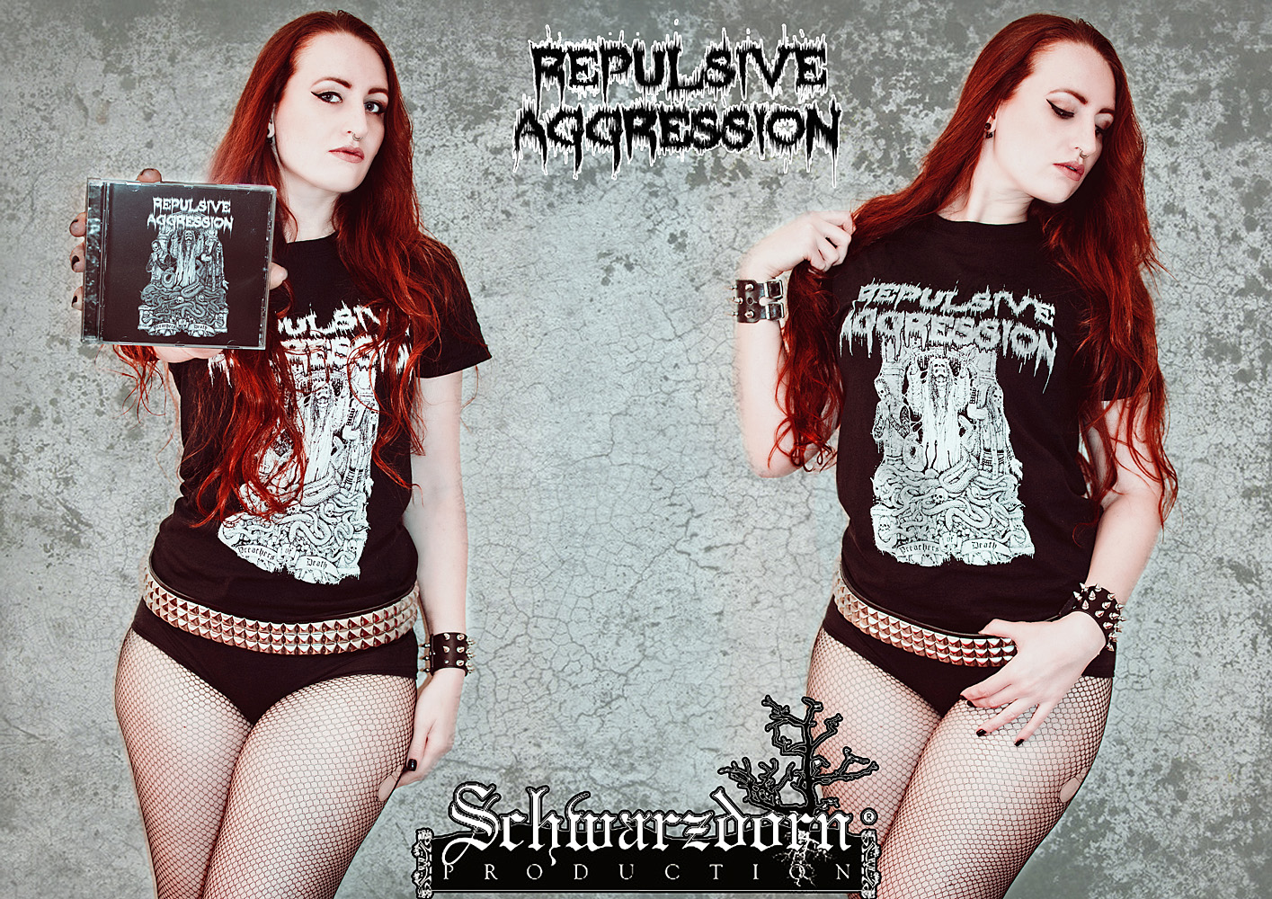 Schwarzdorn Production - Mailorder - Repulsive Aggression "Preachers of Death" (TS / S-M-L)